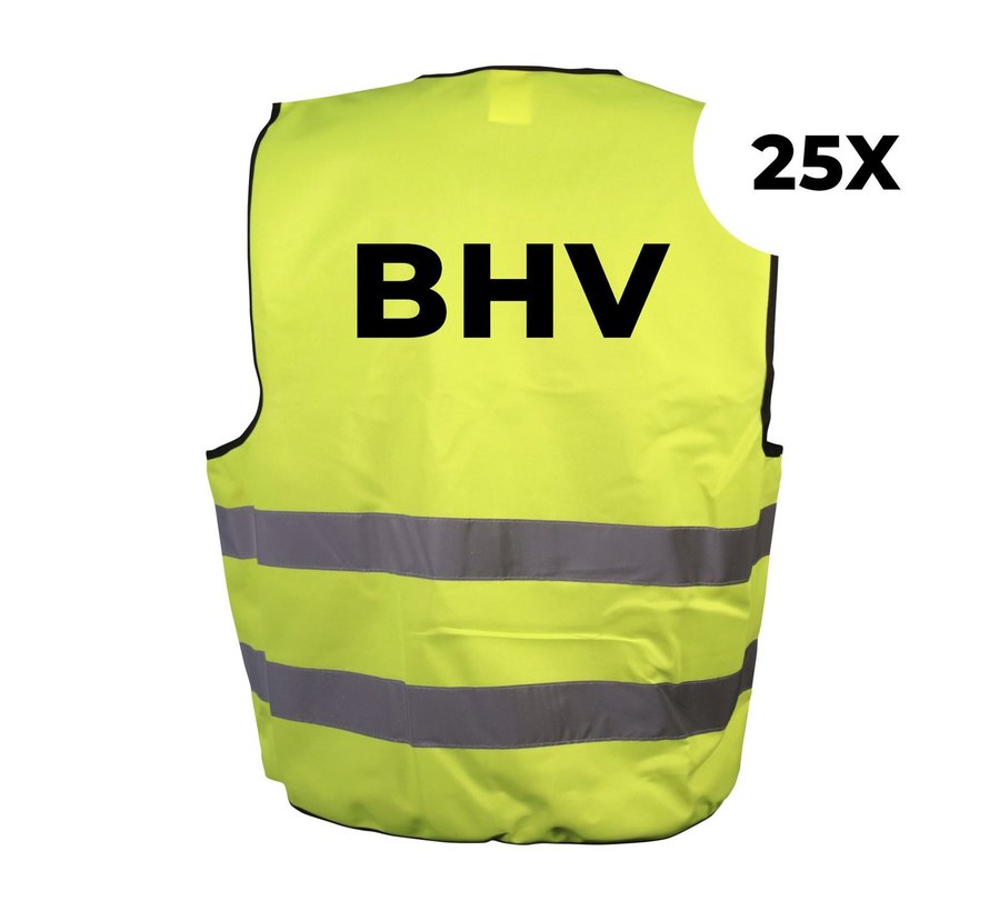 Emergency response vest yellow - 25 vests – Pbmveilig