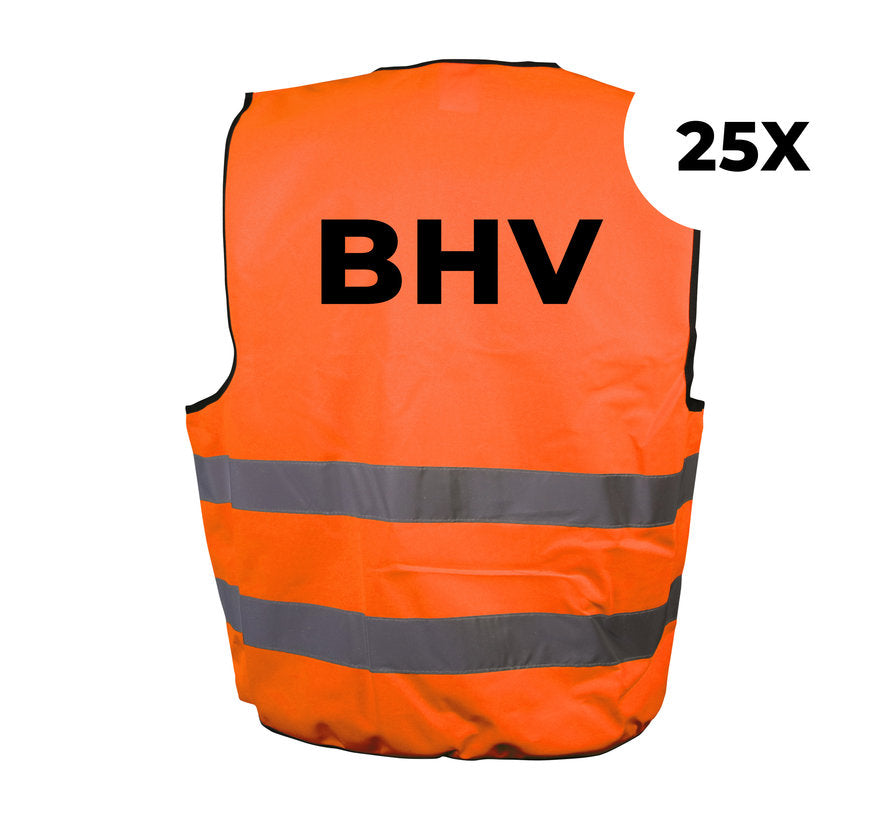 Emergency response vest orange - 25 vests – Pbmveilig